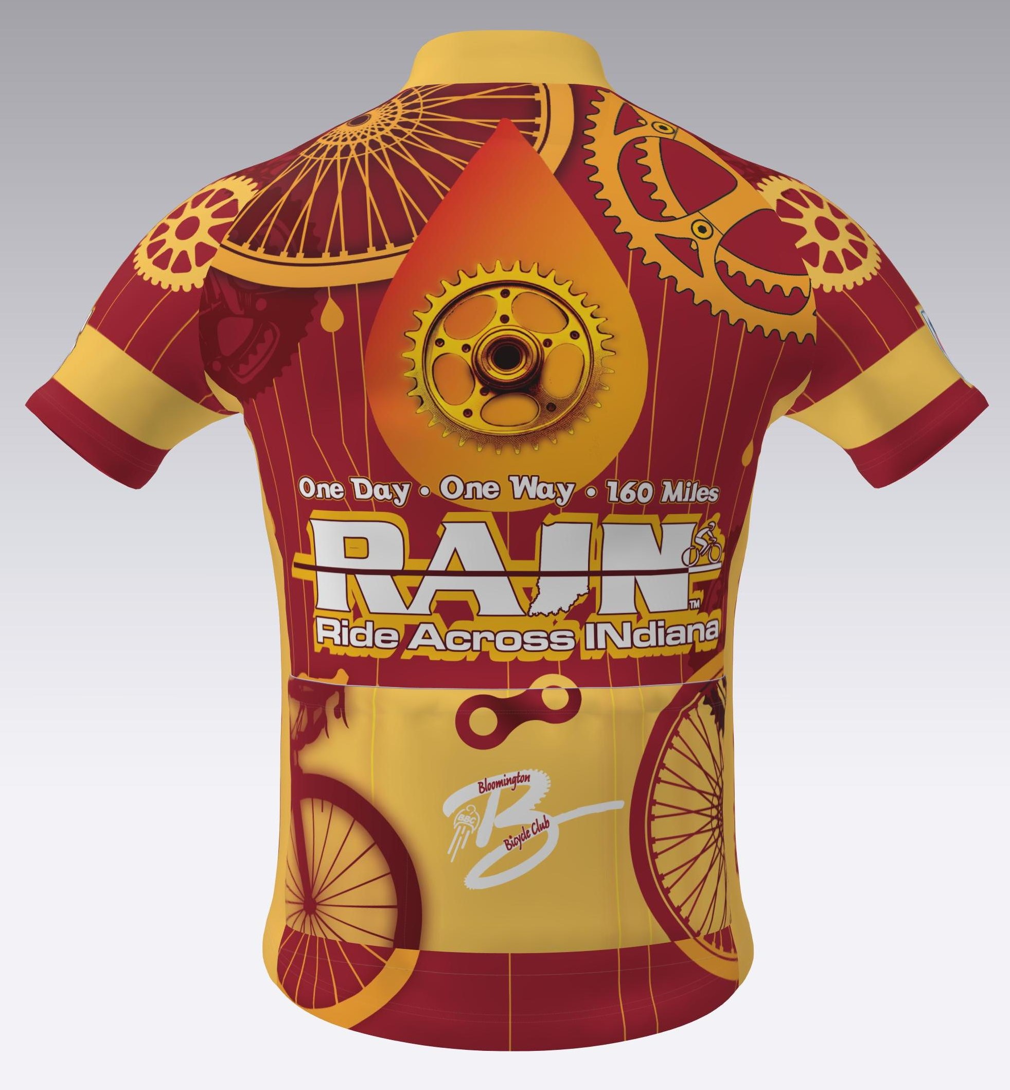 RAIN: One Day - One Way - 160 Miles! - RAIN - Ride Across Indiana